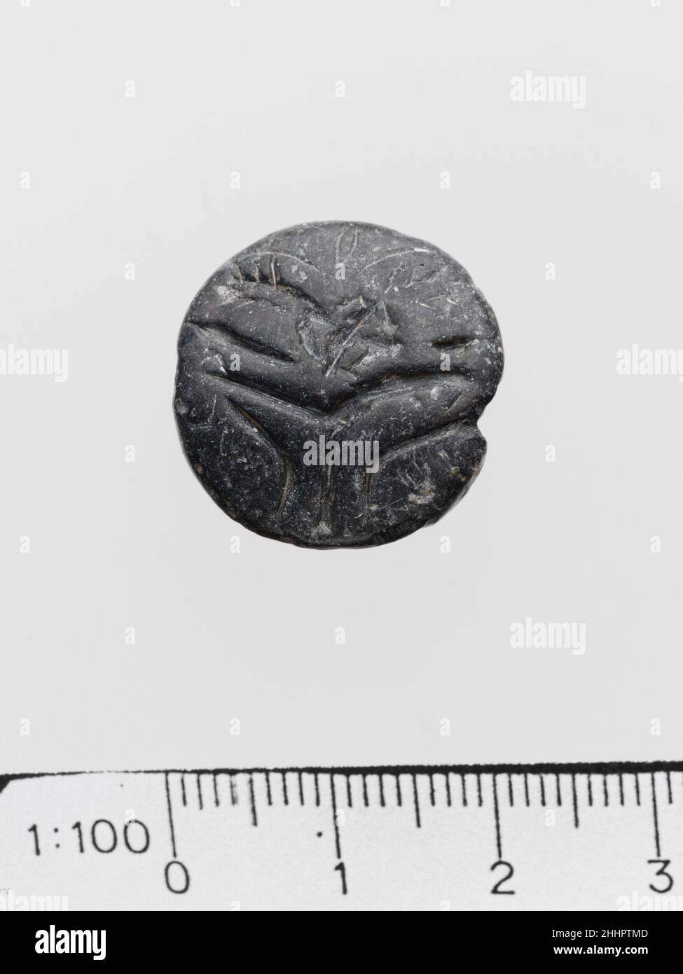 Steatite lentoid seal ca. 1200–1050 B.C. Mycenaean Altar.. Steatite ...