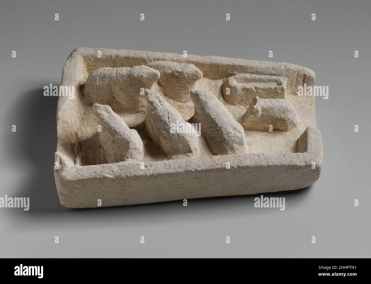 Limestone model of a sheepfold ca. 3rd century B.C.? Cypriot In a ...