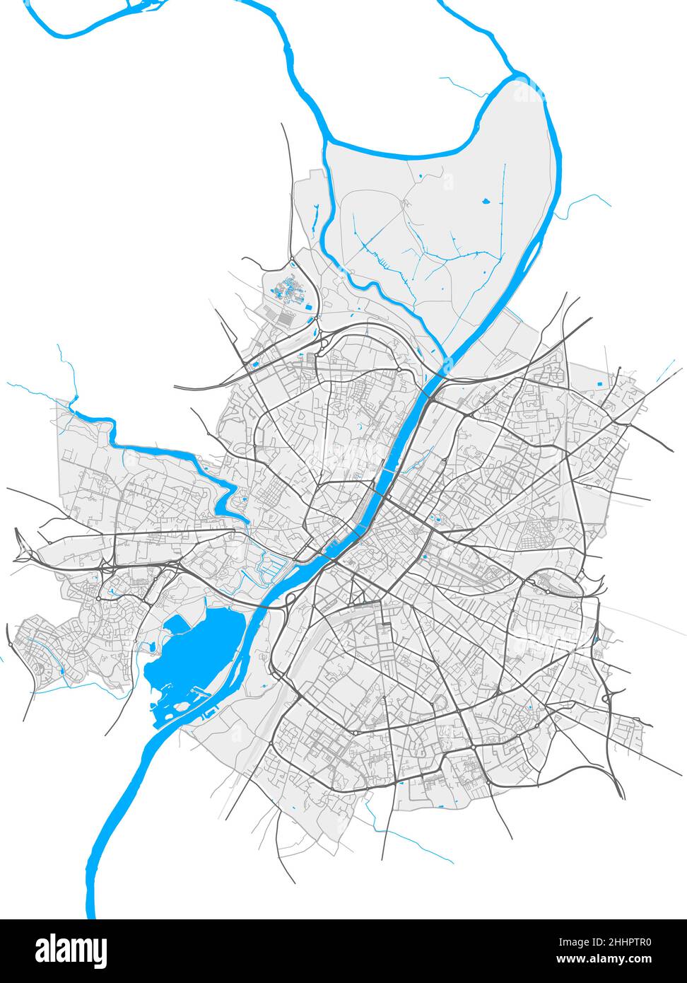 Map Angers France Maine Et Loire Counties Map With Names ( France )