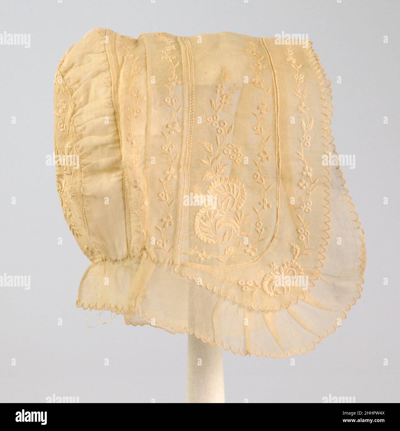 Cap ca. 1830 American. Cap 169862 Stock Photo - Alamy