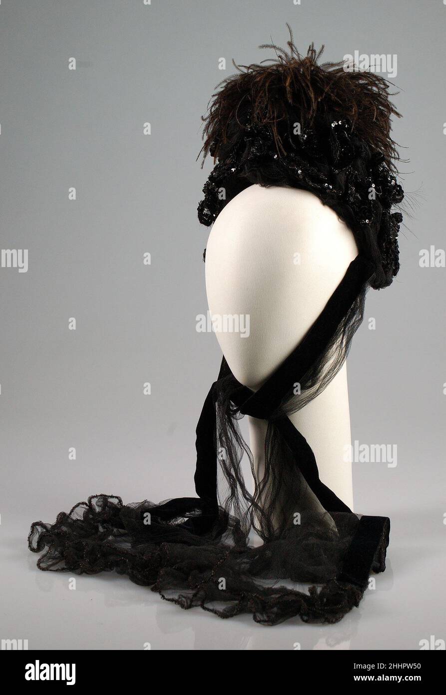 Evening bonnet ca. 1890 Camille French. Evening bonnet 168438 Stock ...