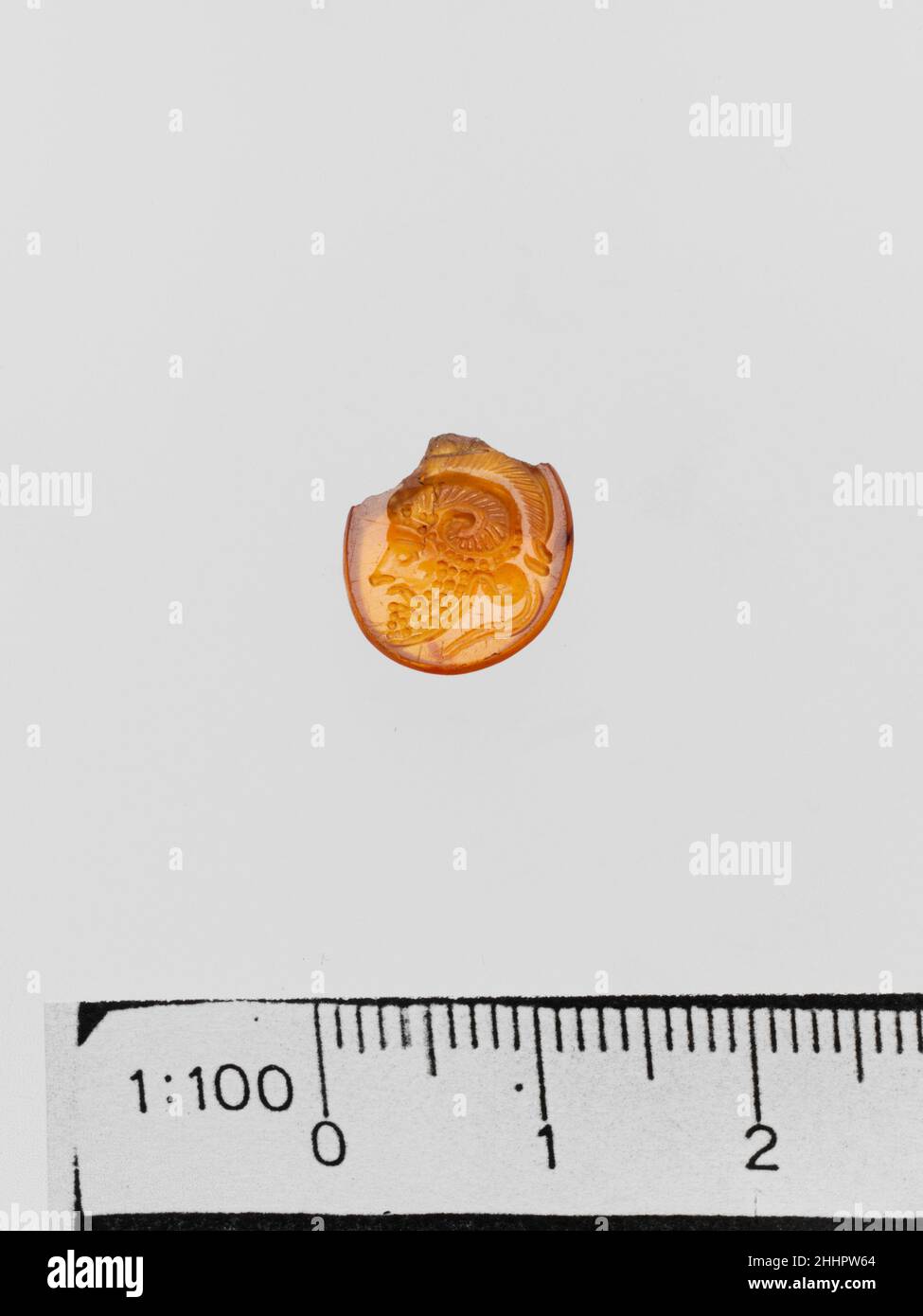 Sard ring stone 3rd–2nd century B.C. Italic Helmet with visor ...