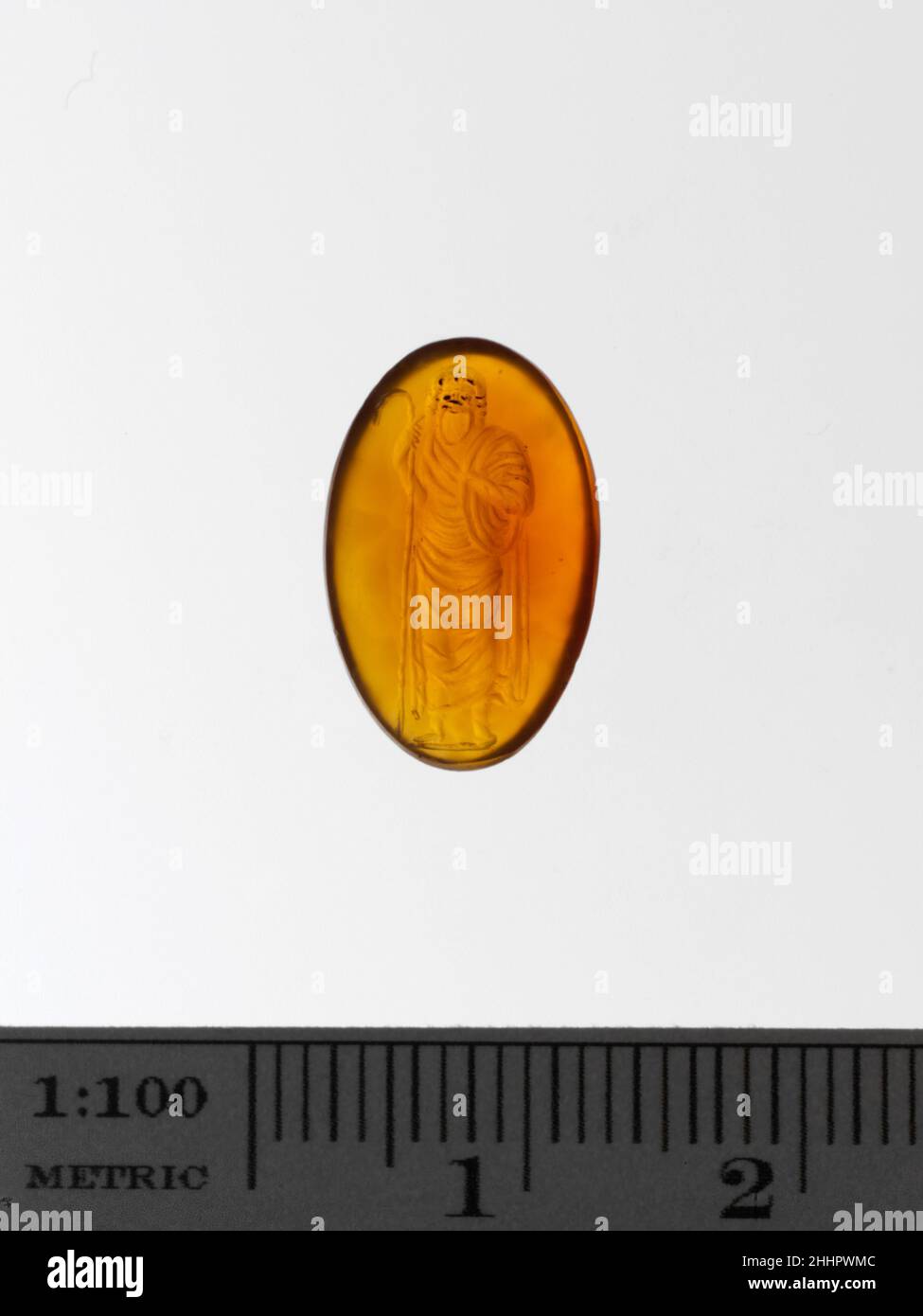 Sard ring stone ca. 1st century B.C.–3rd century A.D. Roman Comic actor ...