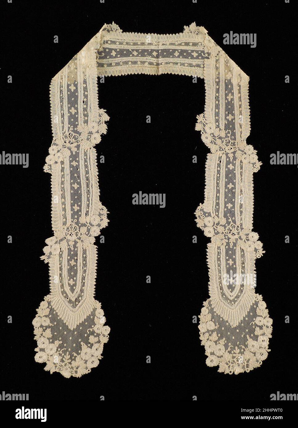 Lappet mid-19th century Belgian. Lappet 169327 Stock Photo - Alamy