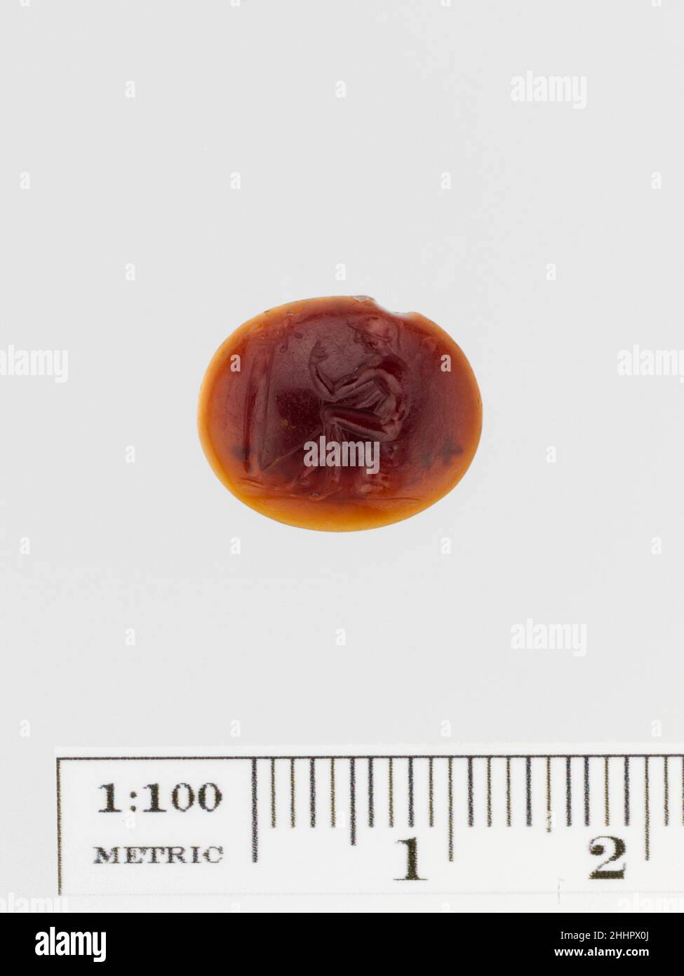 Sard ring stone ca. 1st century B.C.–3rd century A.D. Roman Oedipus and ...