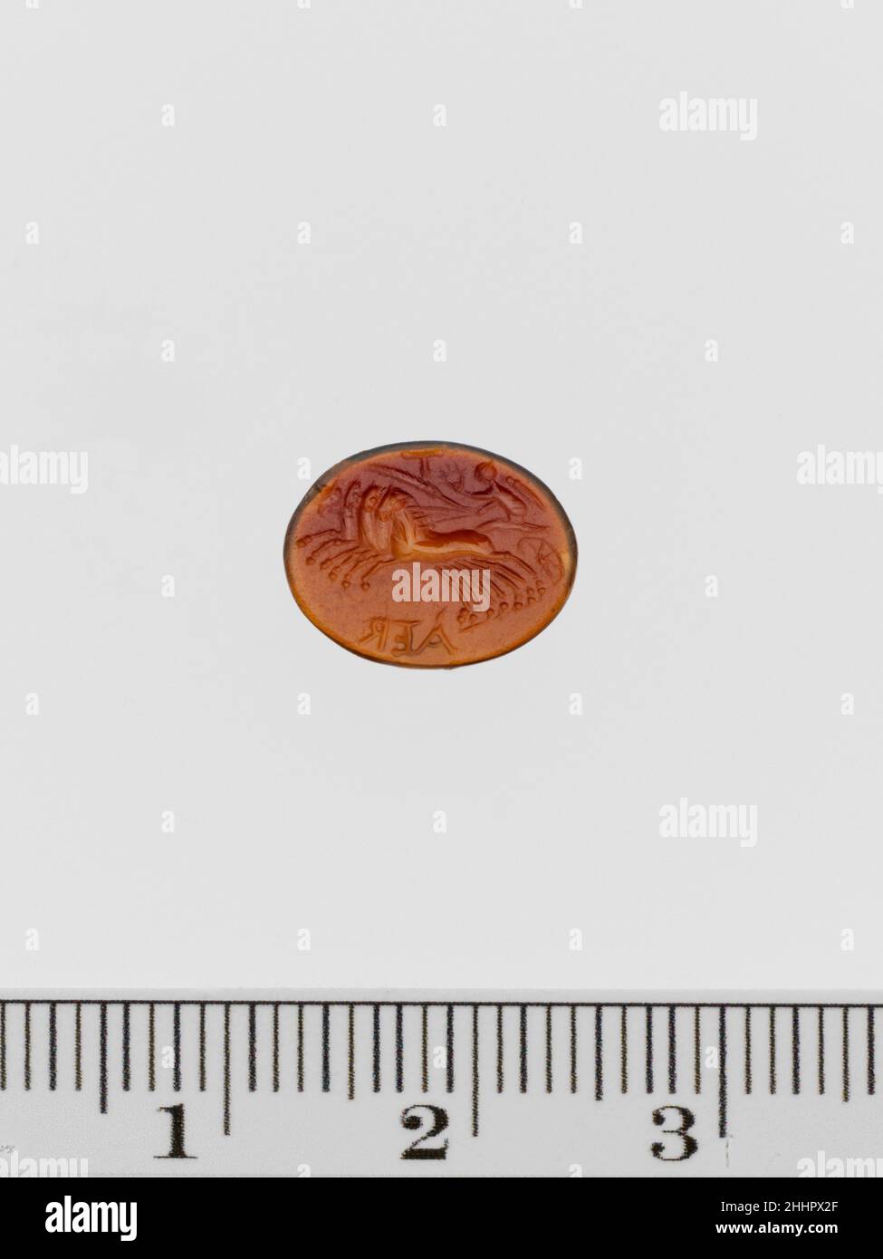 Sard ring stone ca. 1st century B.C.–3rd century A.D. Roman Nike ...