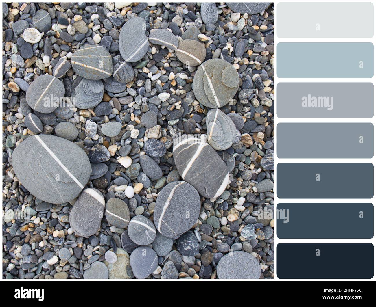 Color palette series: shades of gray Stock Photo - Alamy