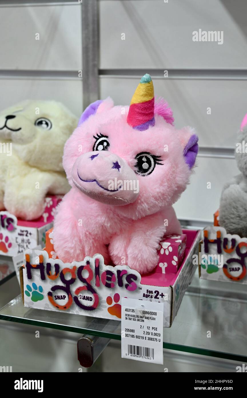 London, UK. Hugglers, 68th Toy Fair held at Olympia Exhibition Centre ...
