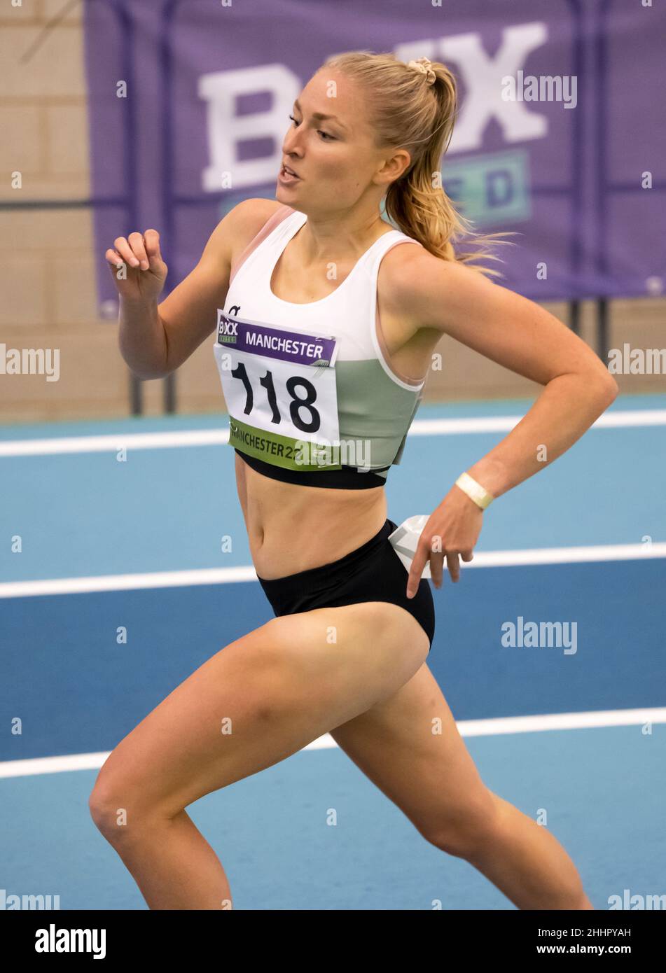 MANCHESTER - ENGLAND 23 JAN 22: Georgie Hartigan (IRE) competing in the ...