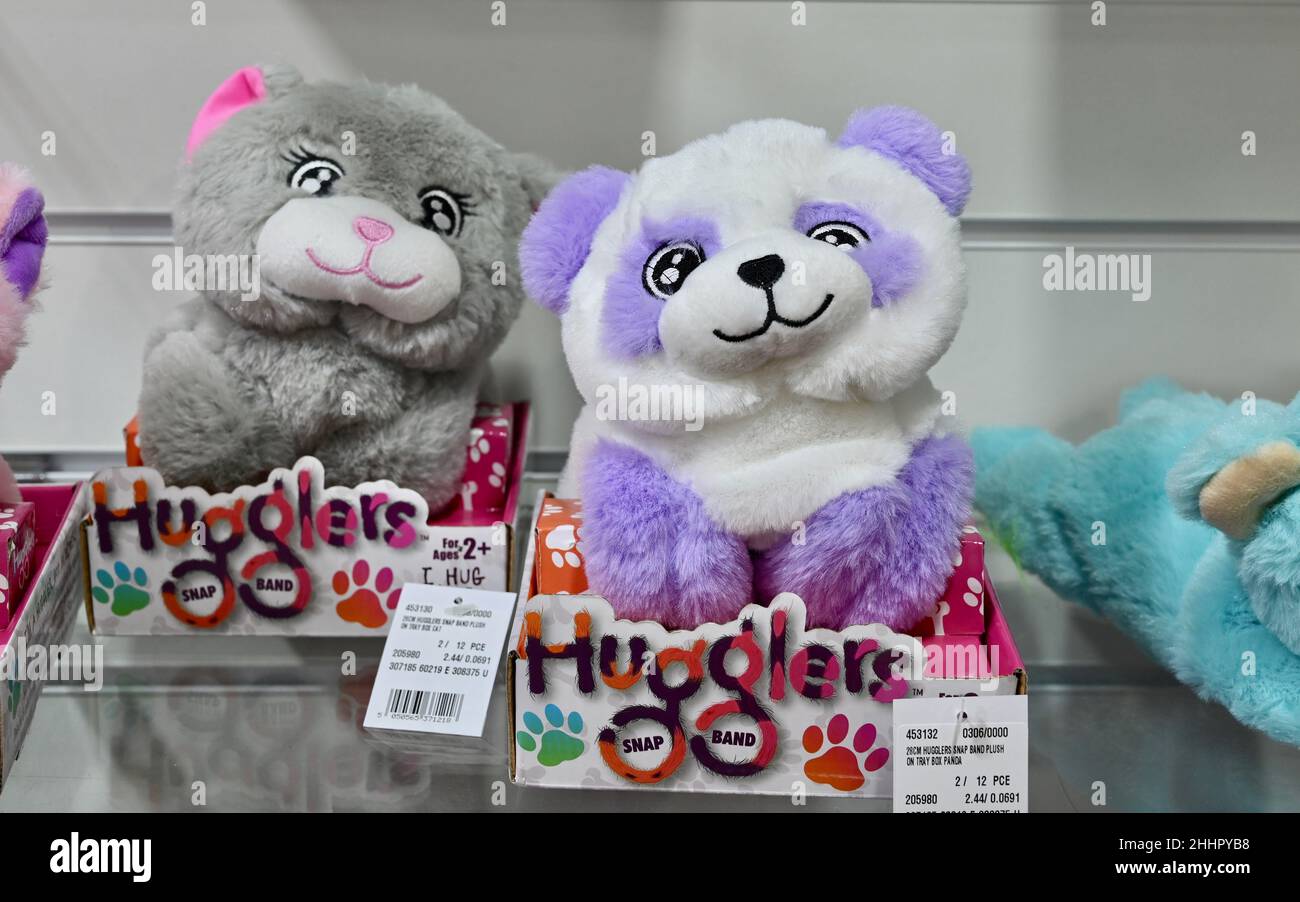 London, UK. Hugglers, 68th Toy Fair held at Olympia Exhibition Centre ...