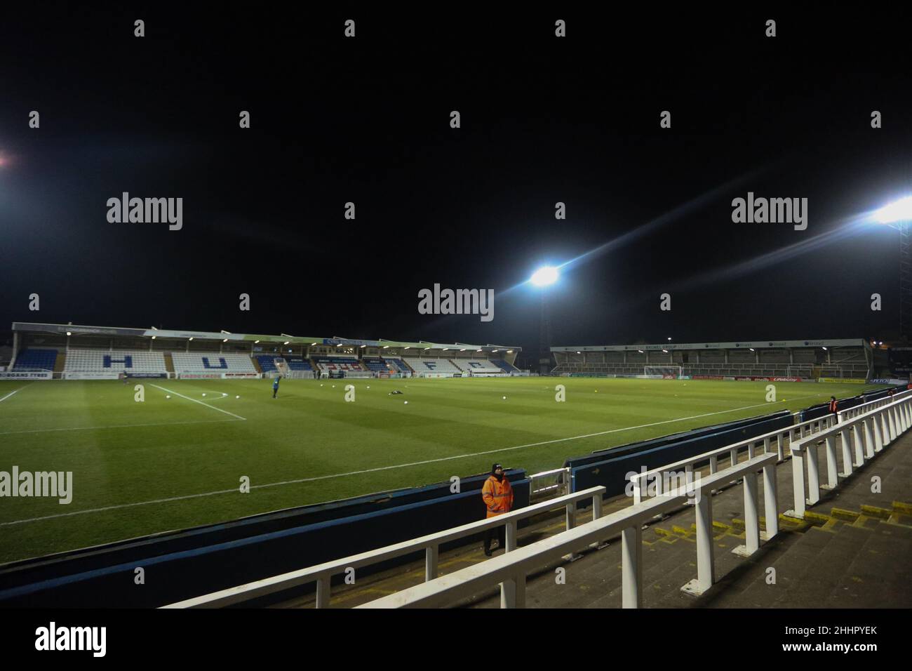 HARTLEPOOL, UK. JAN 25TH JAN A Pregame photo of the Suit Direct Stadium ...