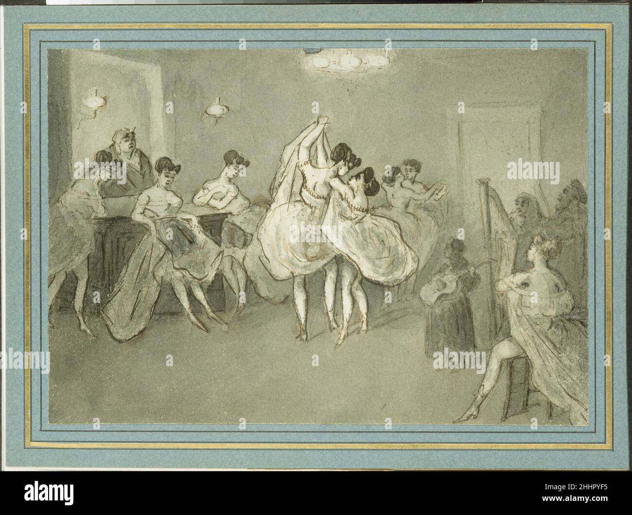 Women Dancing in a Brothel ca. 1865 Constantin Guys French. Women ...