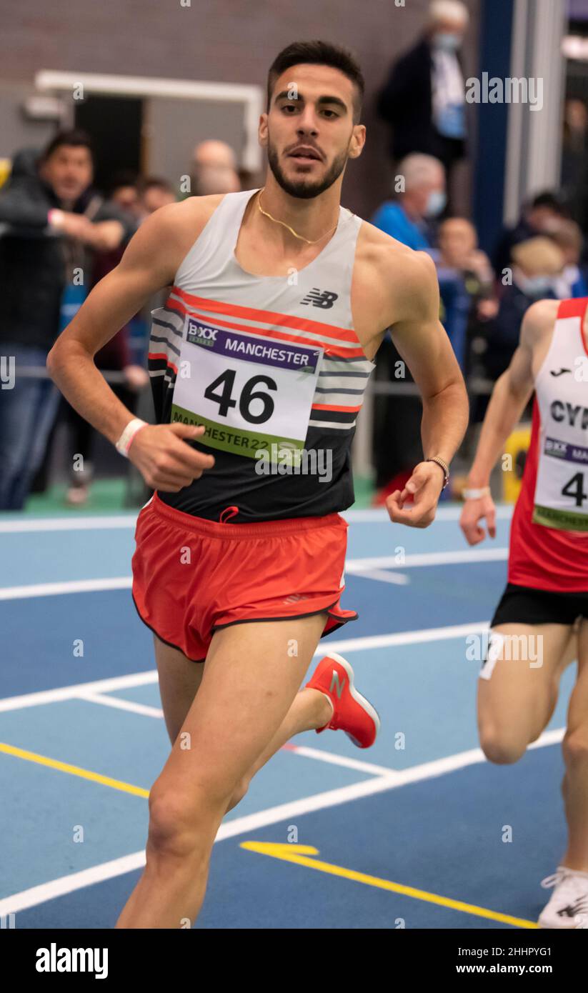 MANCHESTER - ENGLAND 23 JAN 22: Federico Riva (ITA) competing in the ...