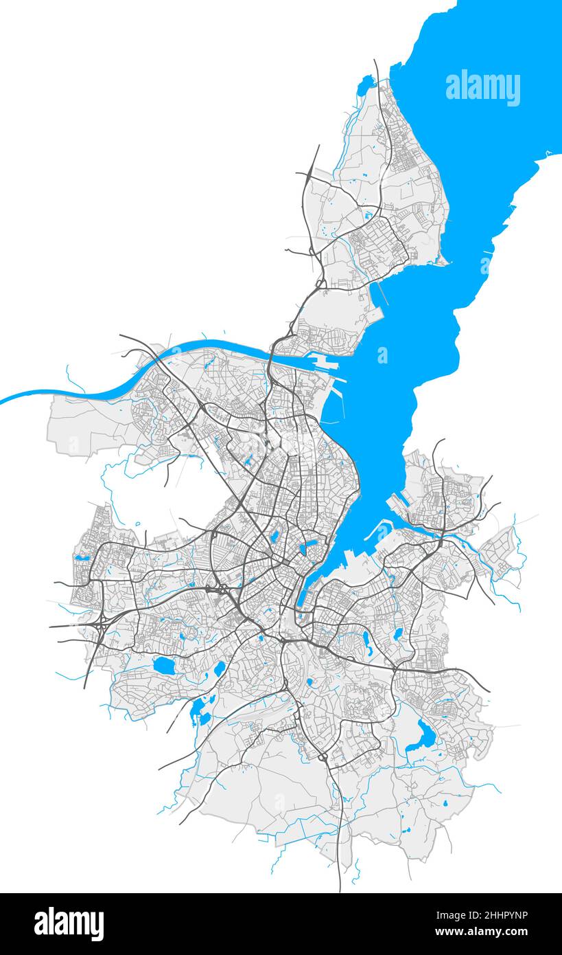 Kiel area map Cut Out Stock Images & Pictures - Alamy