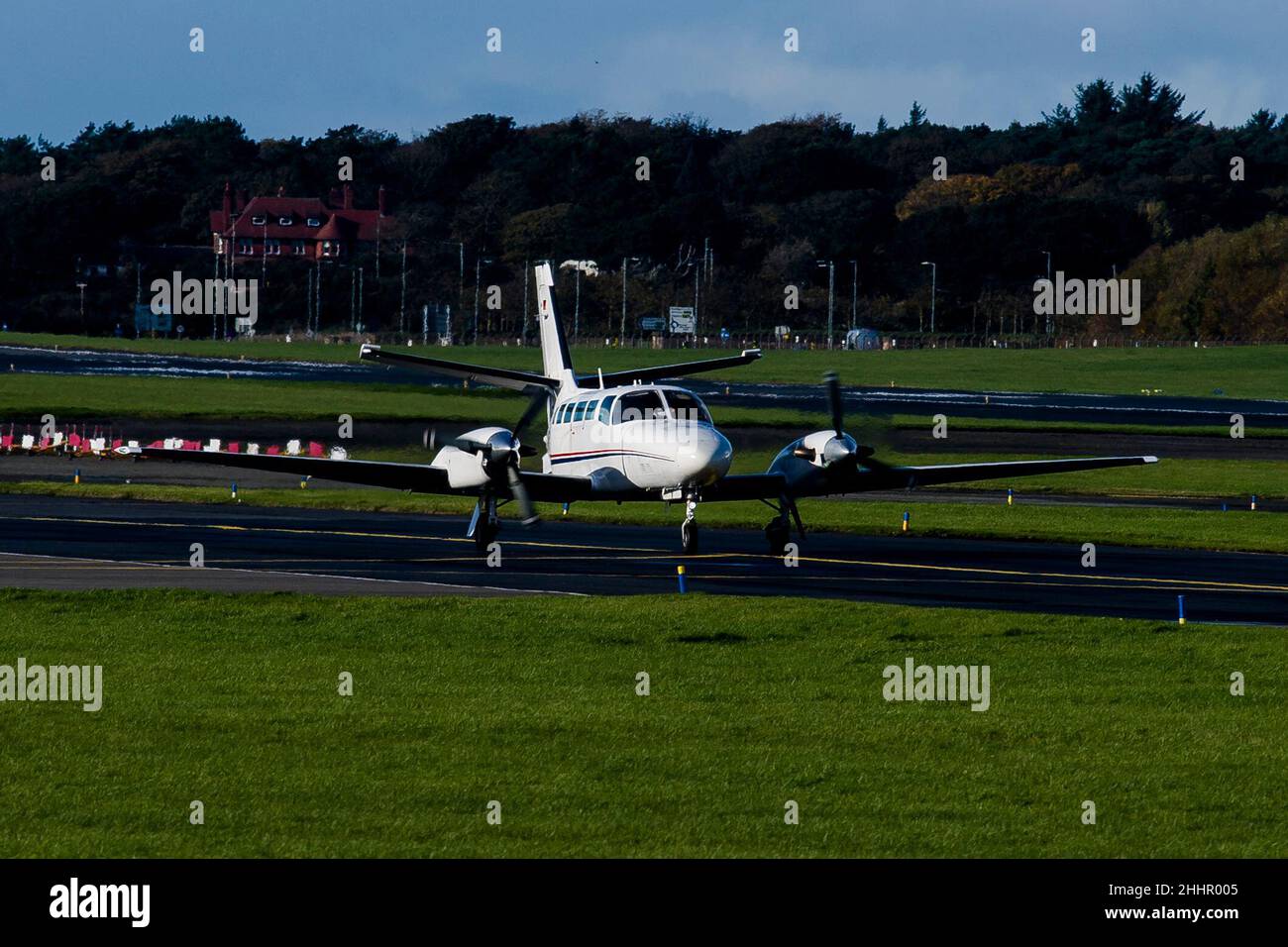 Private jets and other International planes are seen landing at ...