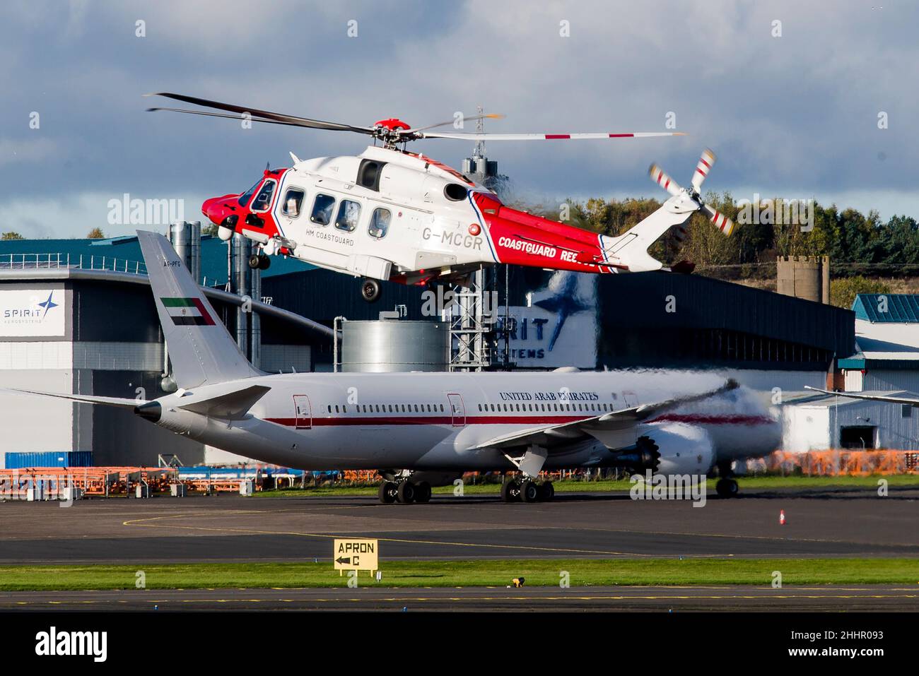 Private jets and other International planes are seen landing at ...