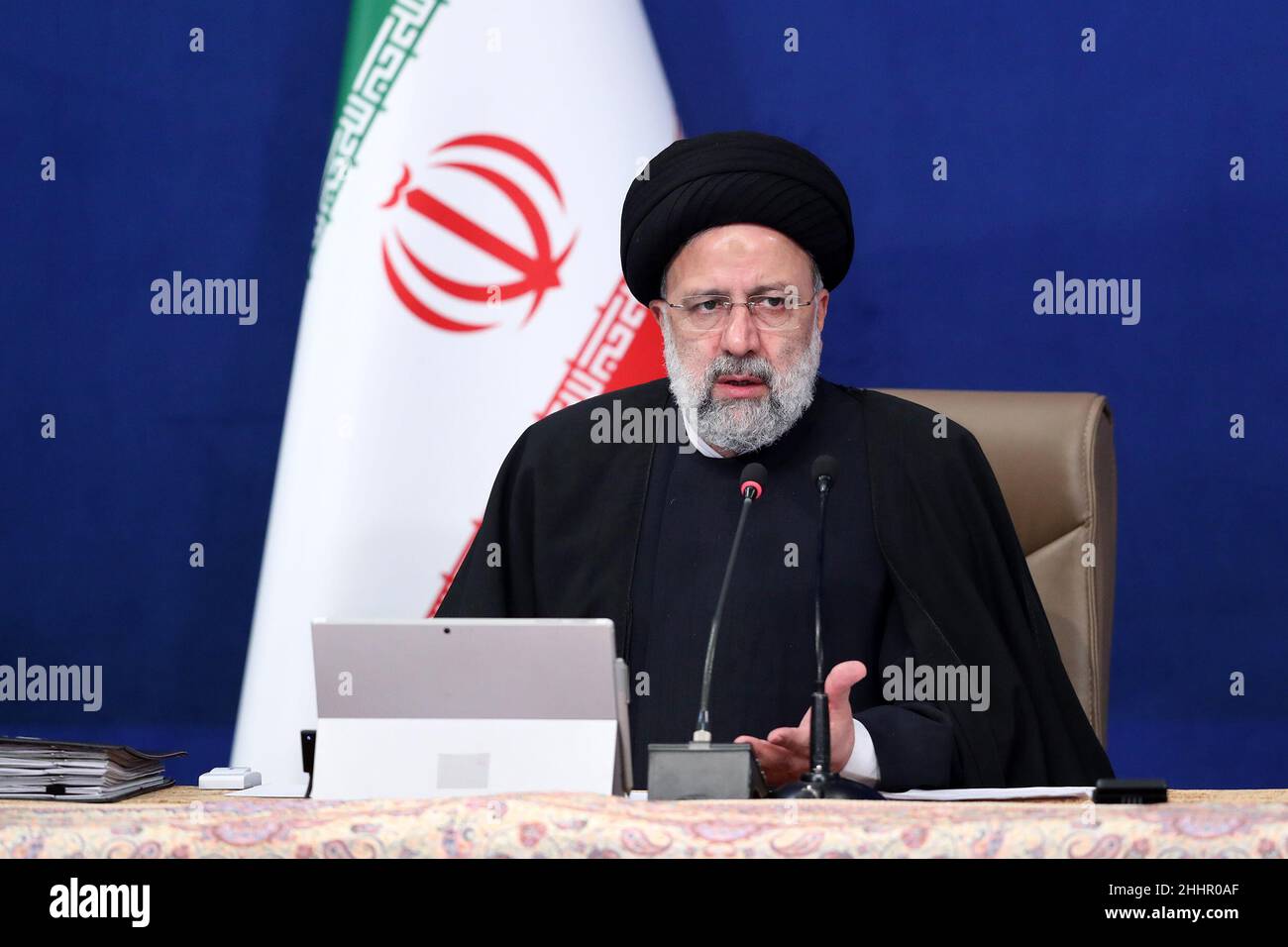Tehran, Tehran, Iran. 23rd Jan, 2022. A handout picture provided by the ...