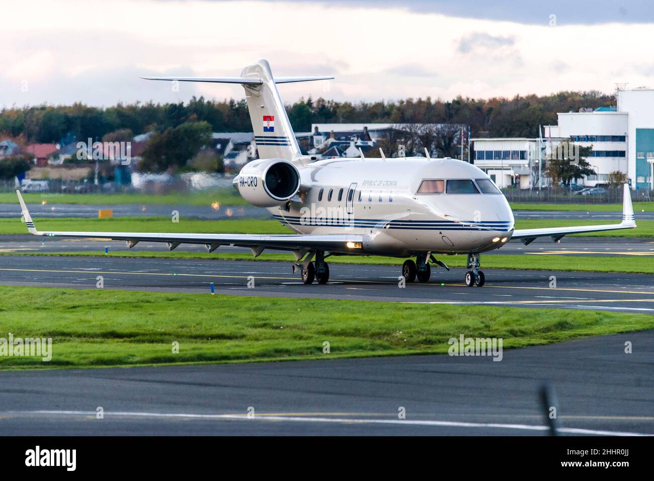 Private jets and other International planes are seen landing at ...