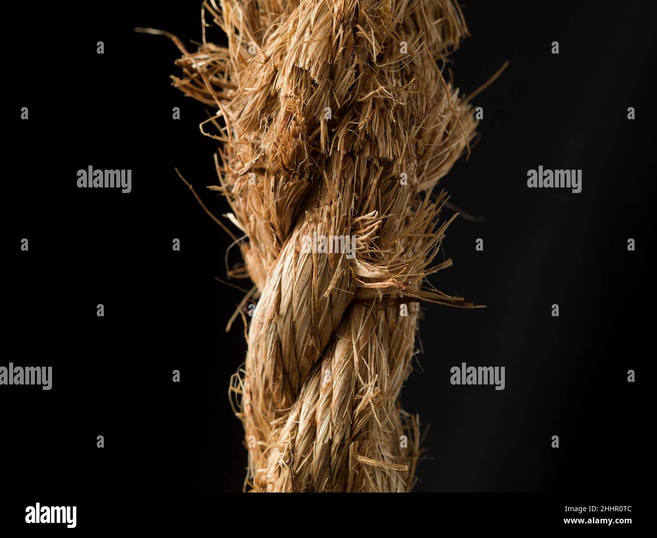 rope frayed one Stock Photo - Alamy