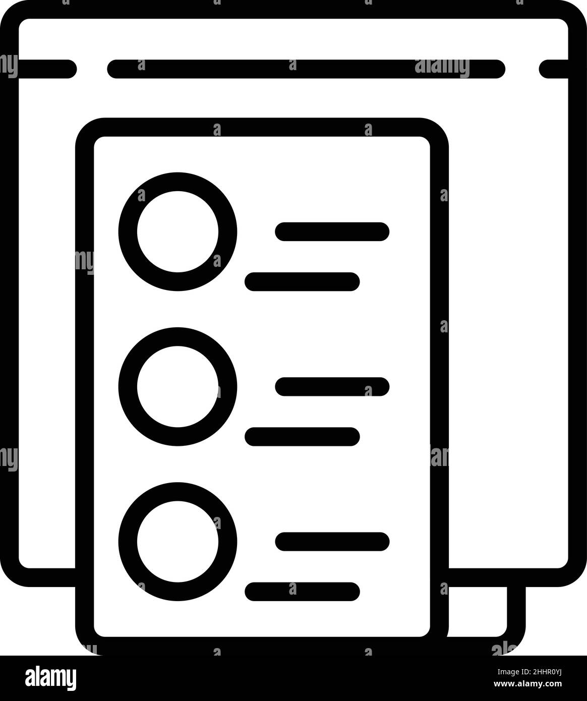 Web online exam icon outline vector. Test computer. School study Stock ...