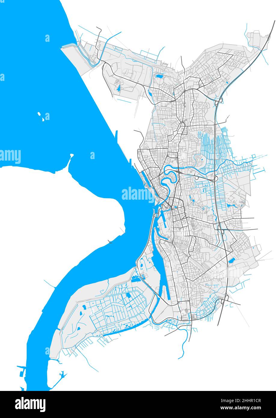 Bremerhaven map hi-res stock photography and images - Alamy