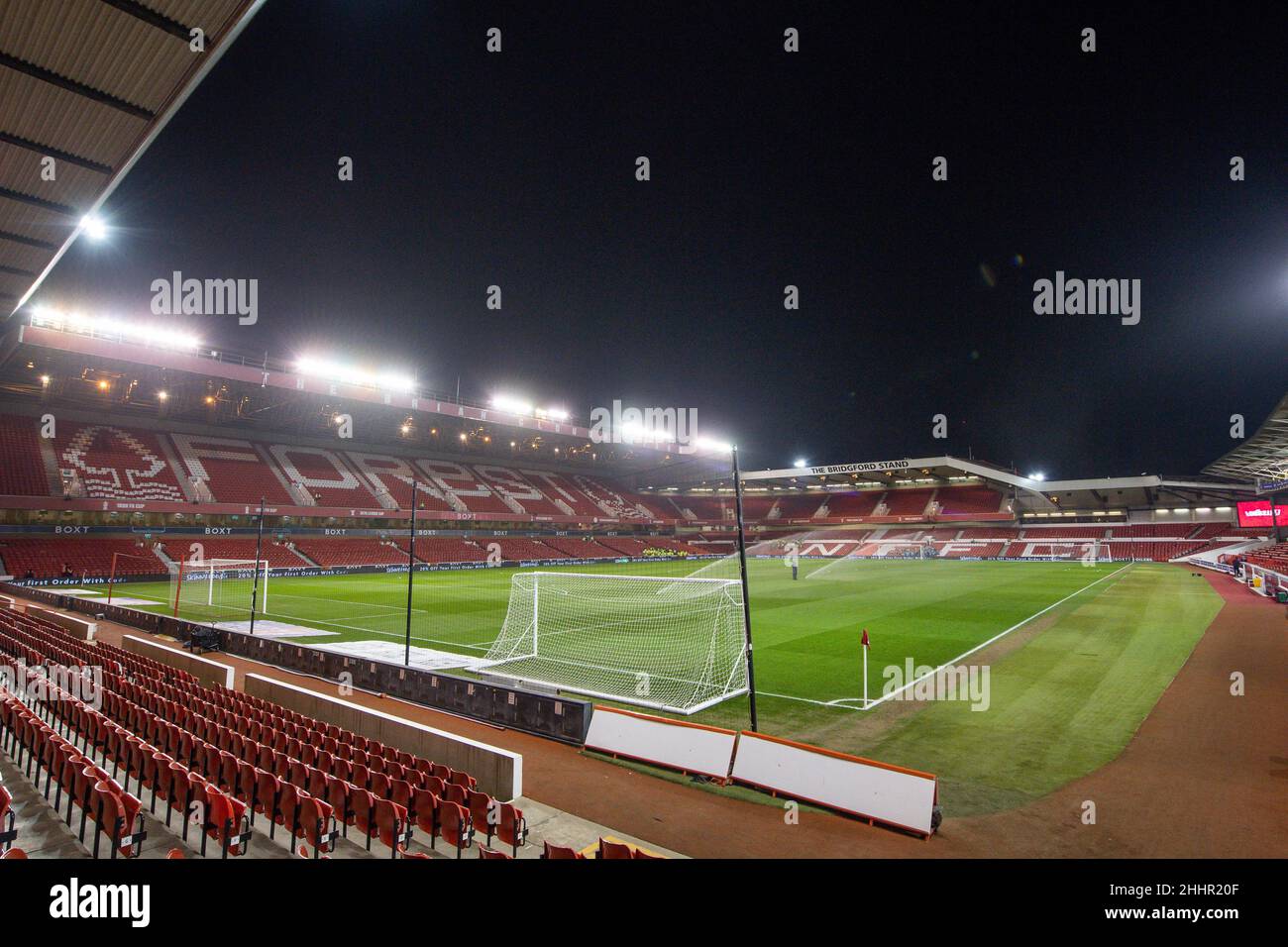 General view of The City Ground, Home of Nottingham Forest Stock Photo ...