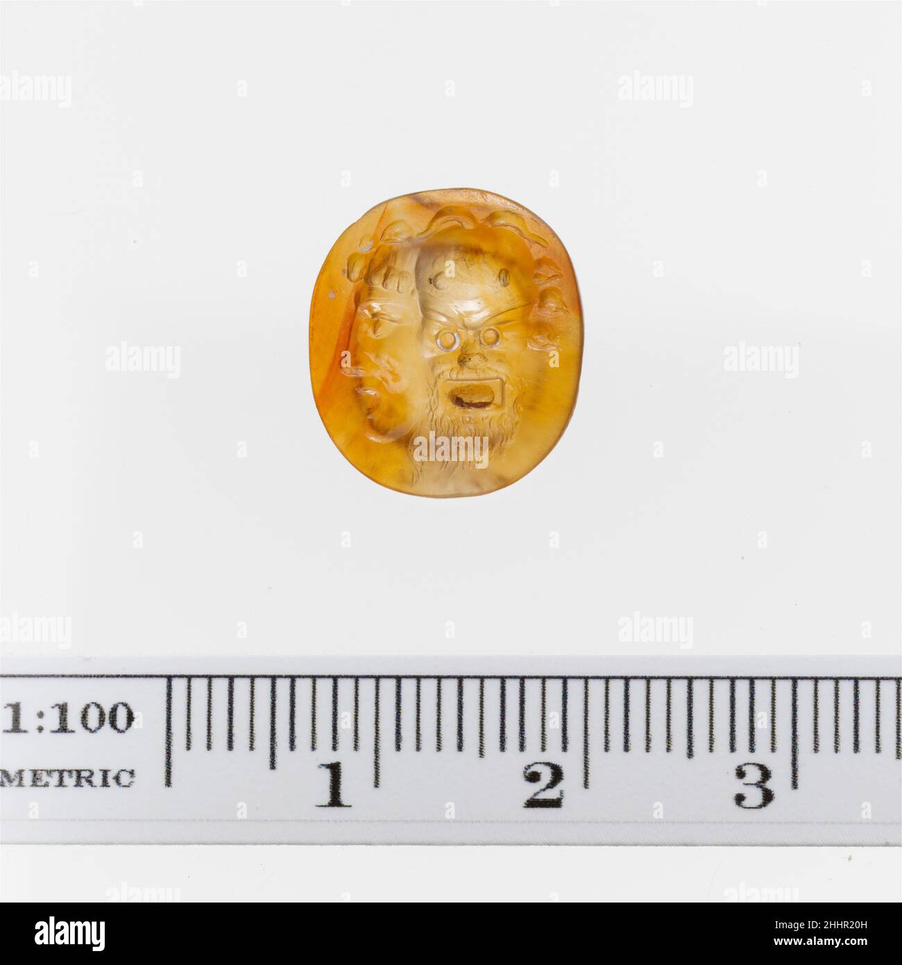 Sard ring stone ca. 1st century A.D.–3rd century A.D. Roman Mask of ...