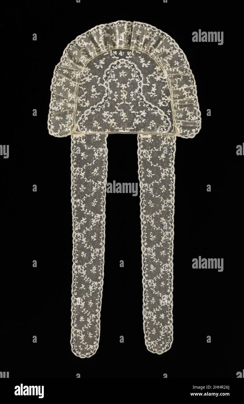 Accessory set ca. 1750 French While many 18th century lace lappets and ...