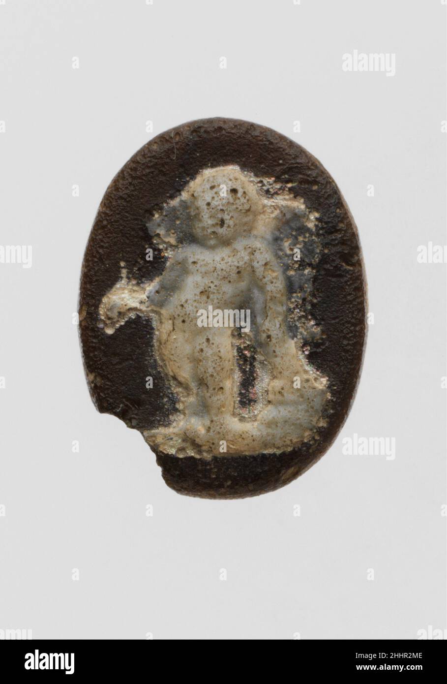 Glass cameo: Eros holding a torch 1st century B.C.–3rd century A.D ...