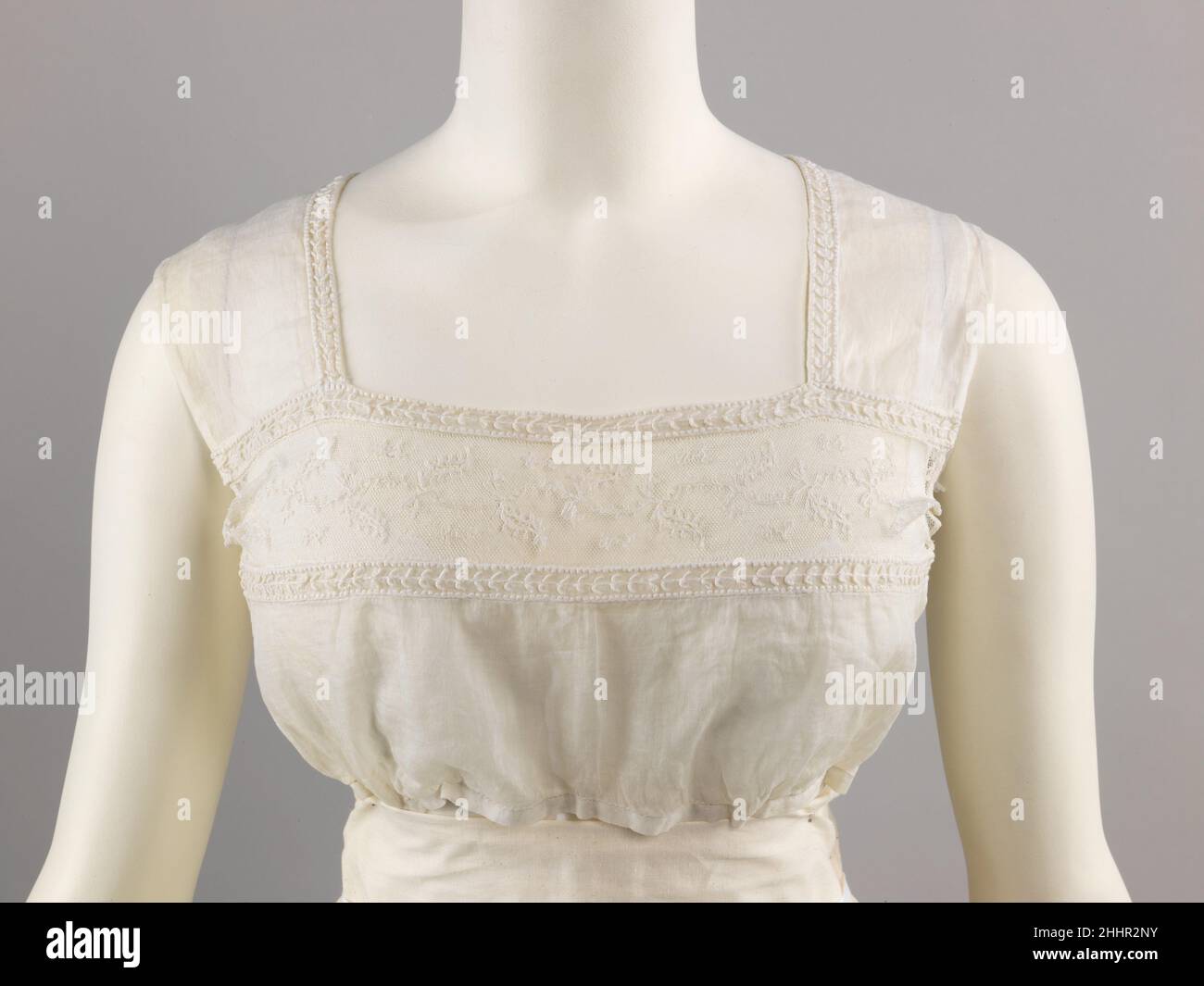 Tucker ca. 1820 French Precursor of the modern brassiere, this tucker ...