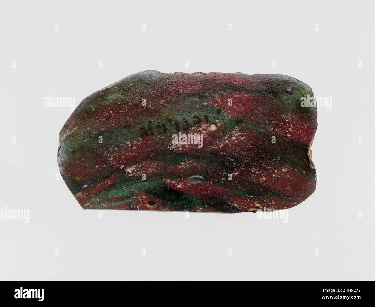 Glass mosaic inlay fragment late 1st century B.C.–early 1st century A.D ...