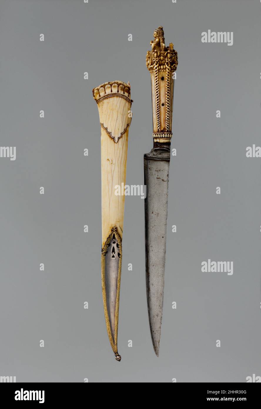 Dagger with Sheath ca. 1650–1700 Nepalese The figure at the top of this ...