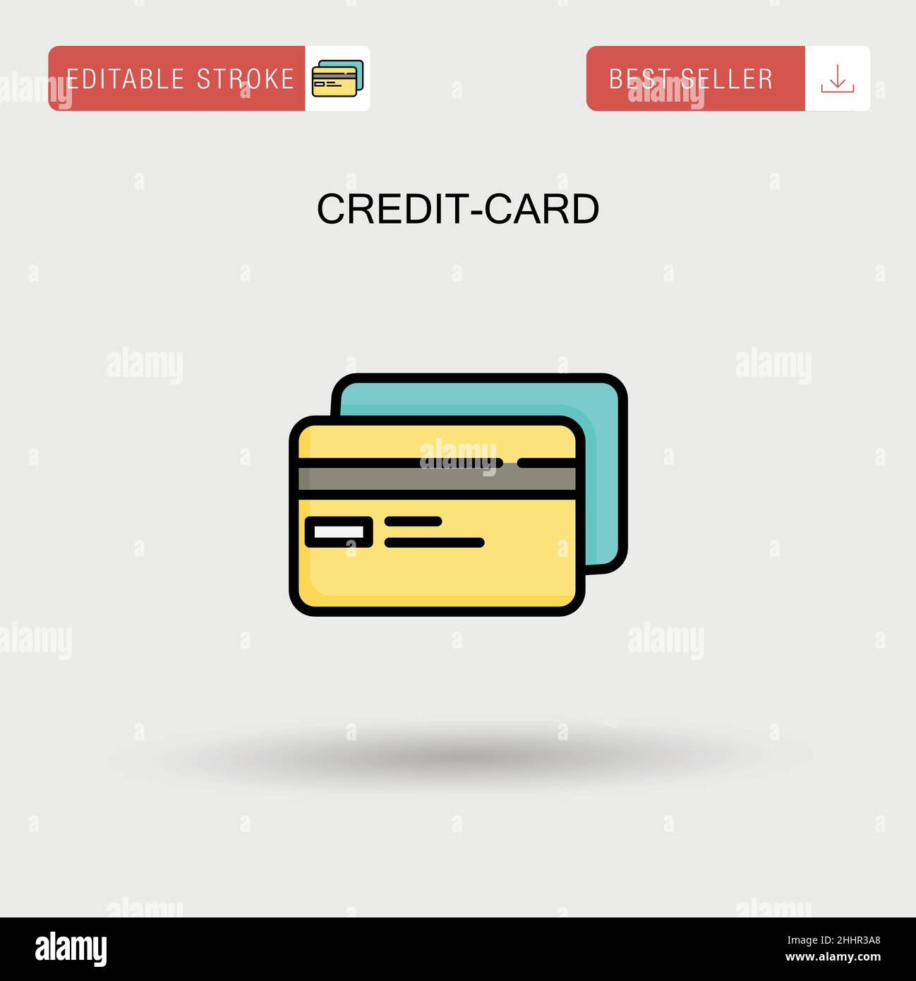 Card hand pay icon hi-res stock photography and images - Alamy