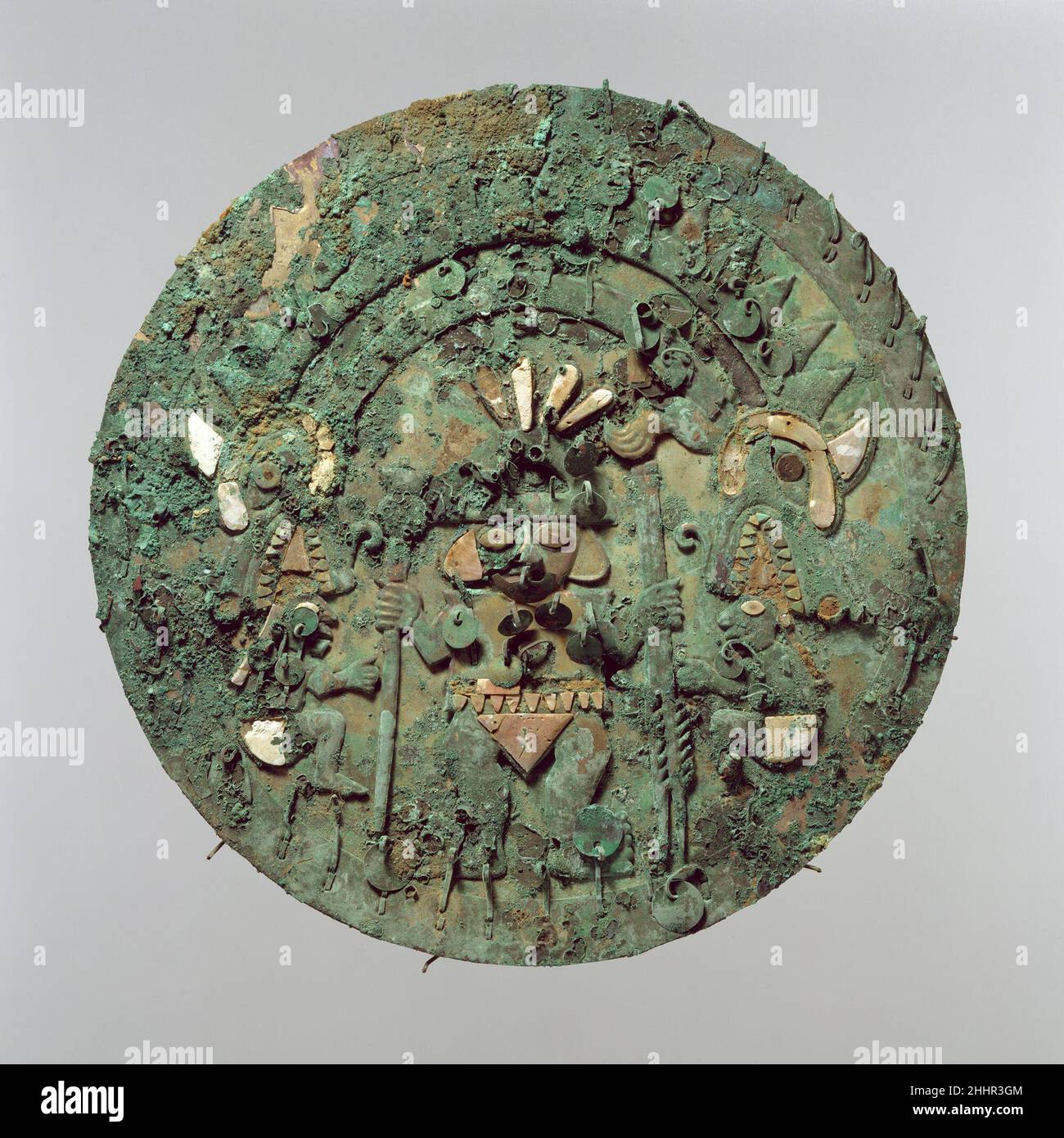 Disk with Figure 6th–7th century Moche (Loma Negra). Disk with Figure ...