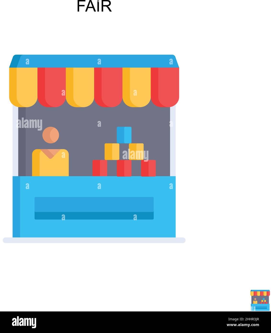 Fair Simple vector icon.Perfect color modern pictogram on editable ...