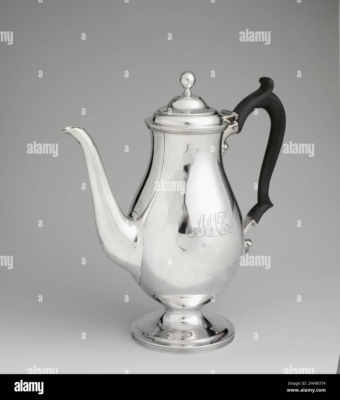 Coffeepot ca. 1790 John Vernon. Coffeepot 2150 Stock Photo - Alamy