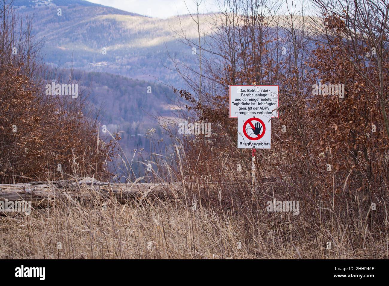 Mining industry sign hi-res stock photography and images - Alamy
