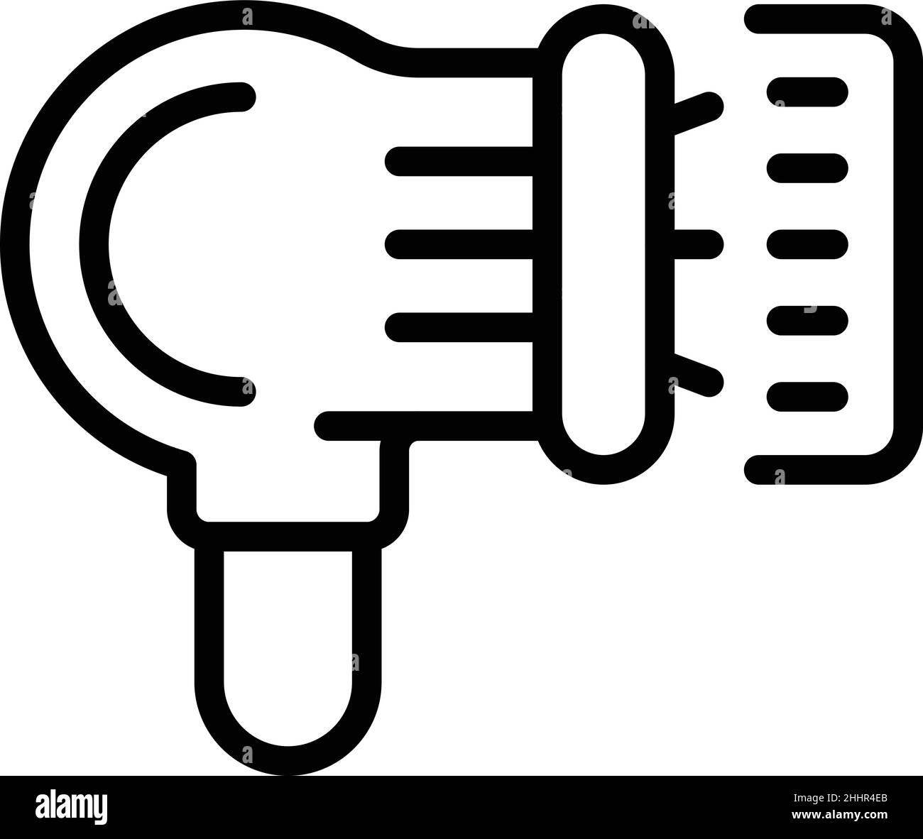 Computer scanner inventory icon outline vector. Digital management ...