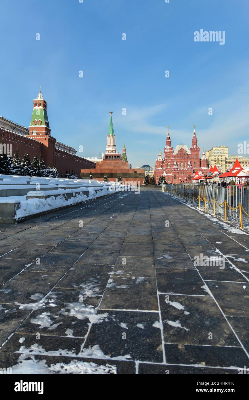 The Moscow Kremlin. Red Square in Moscow, Russia Stock Photo - Alamy