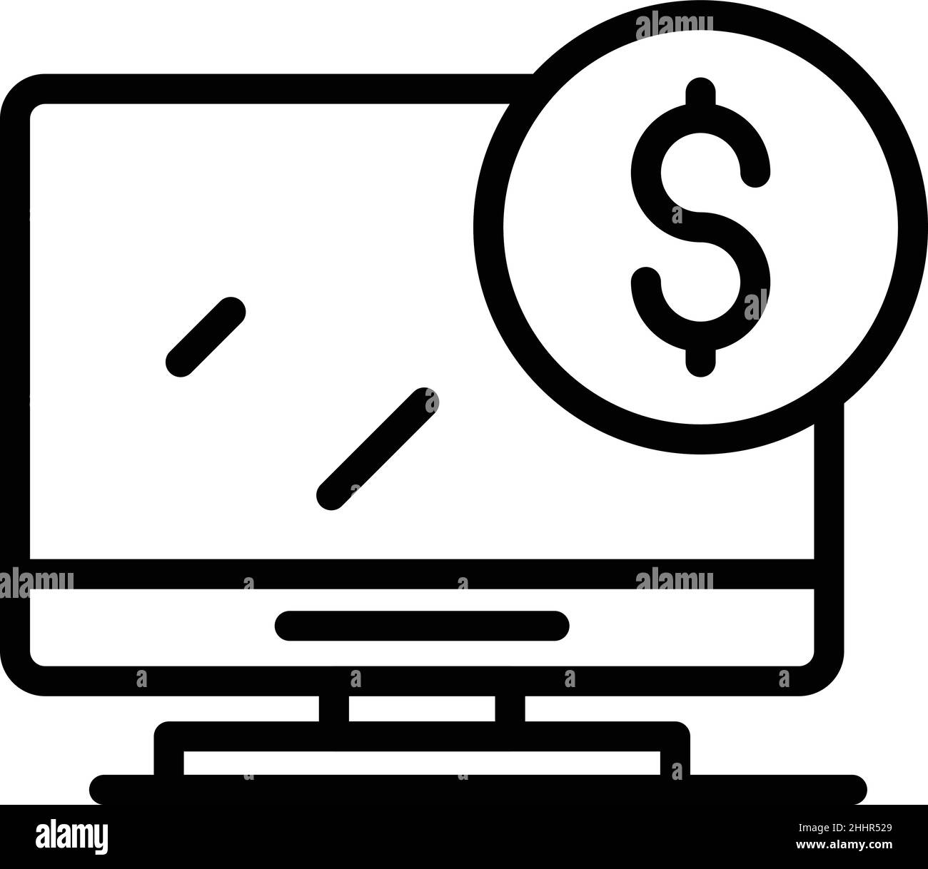 Storefront monitor Cut Out Stock Images & Pictures - Alamy