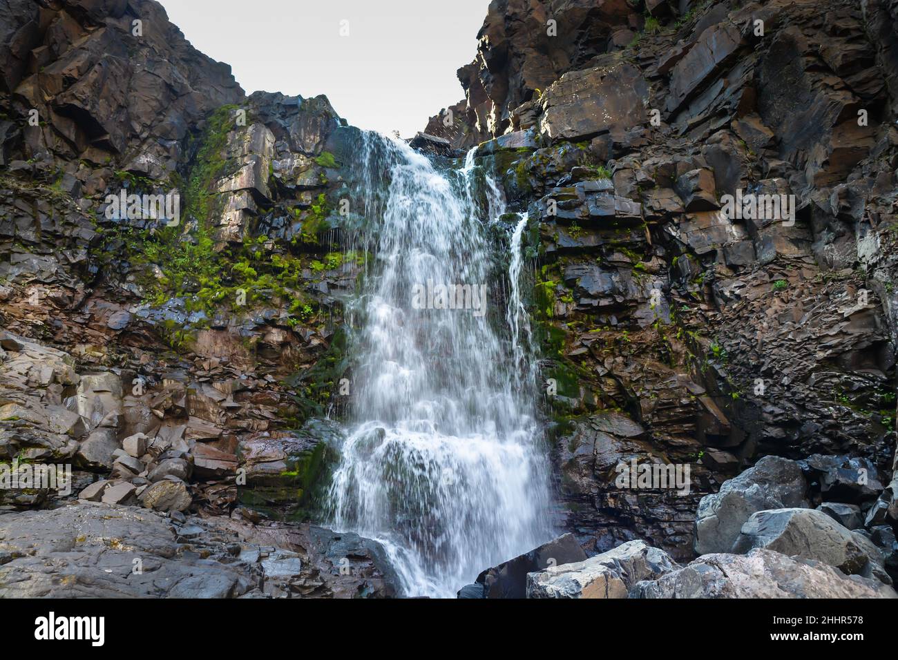 Putorana plateau waterfall on hi-res stock photography and images - Alamy