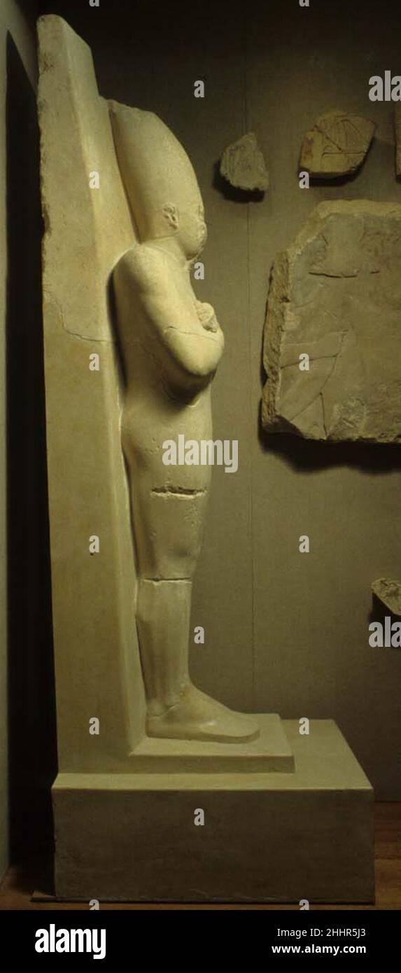 Osiride statue of Senwosret I ca. 1961–1917 B.C. Middle Kingdom Along ...