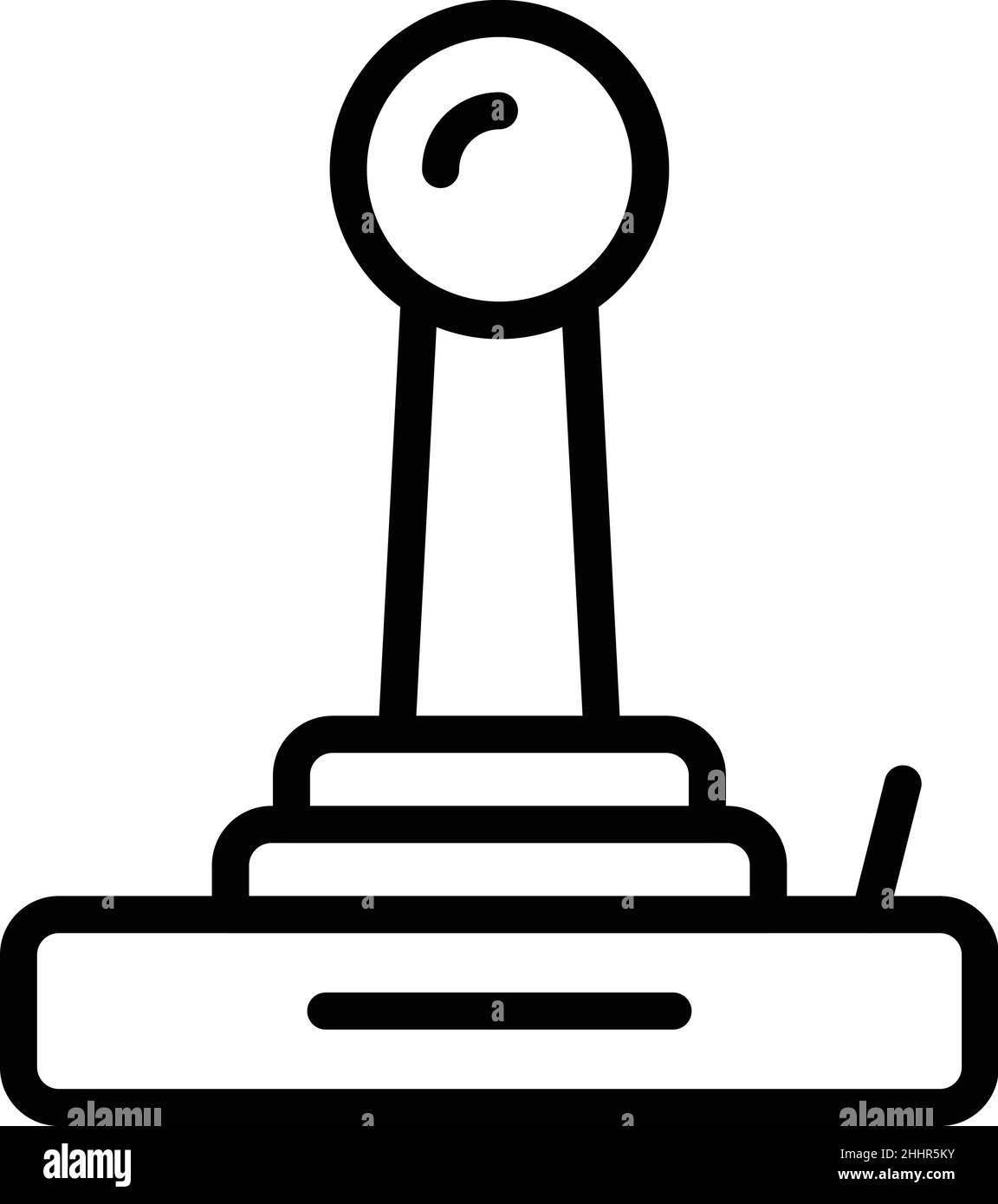 Game joystick icon outline vector. Computer store. Shop retail Stock ...