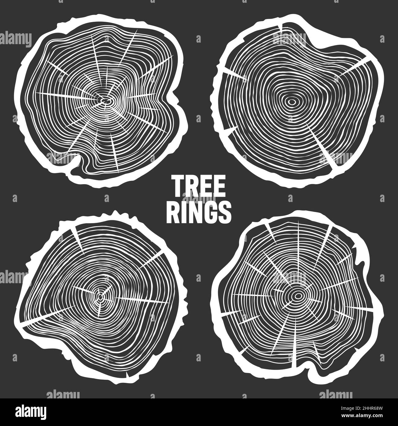 Cracks and rings background Stock Vector Images - Alamy