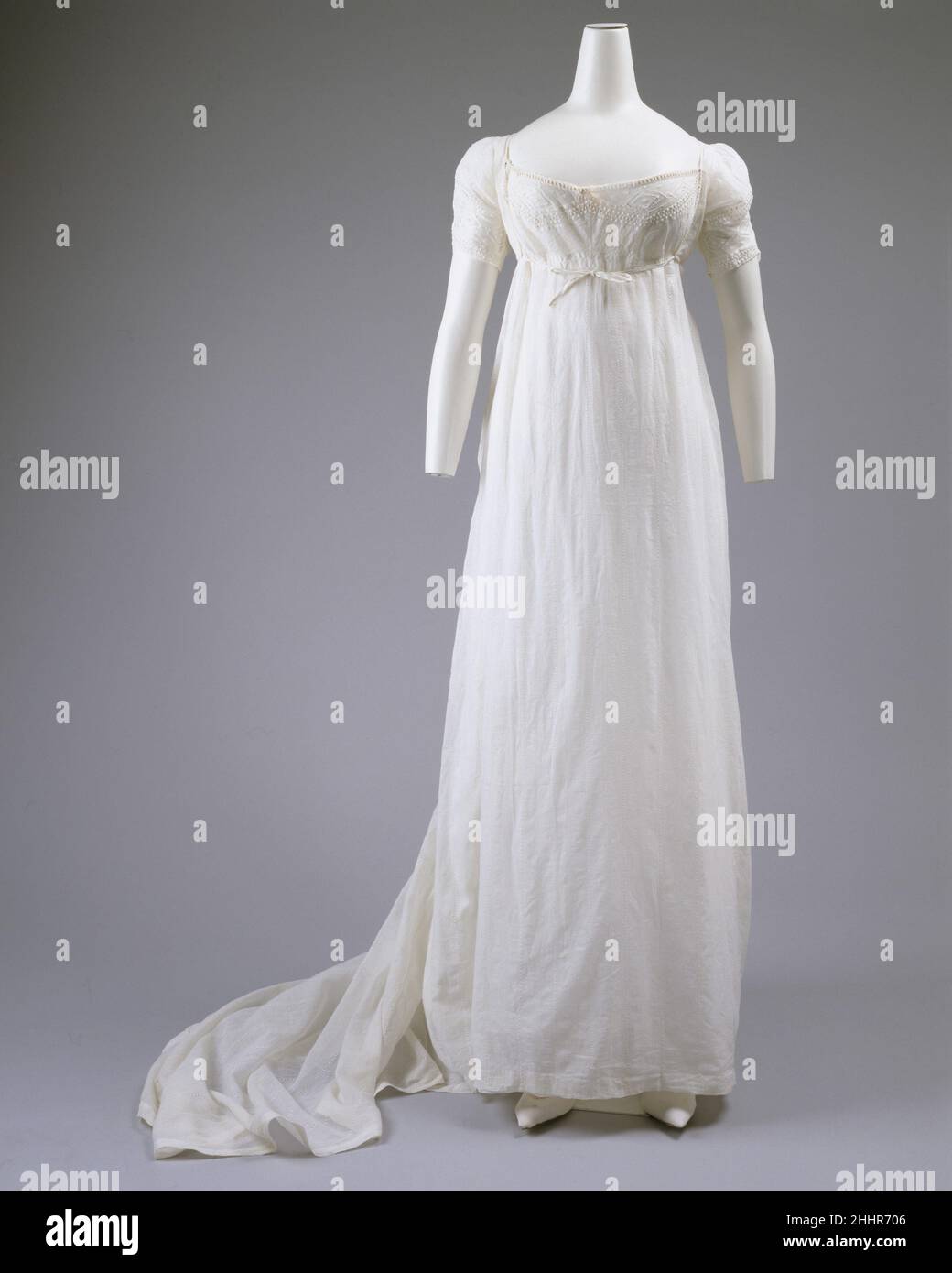 Dress ca. 1803 British. Dress. British. ca. 1803. cotton Stock Photo ...