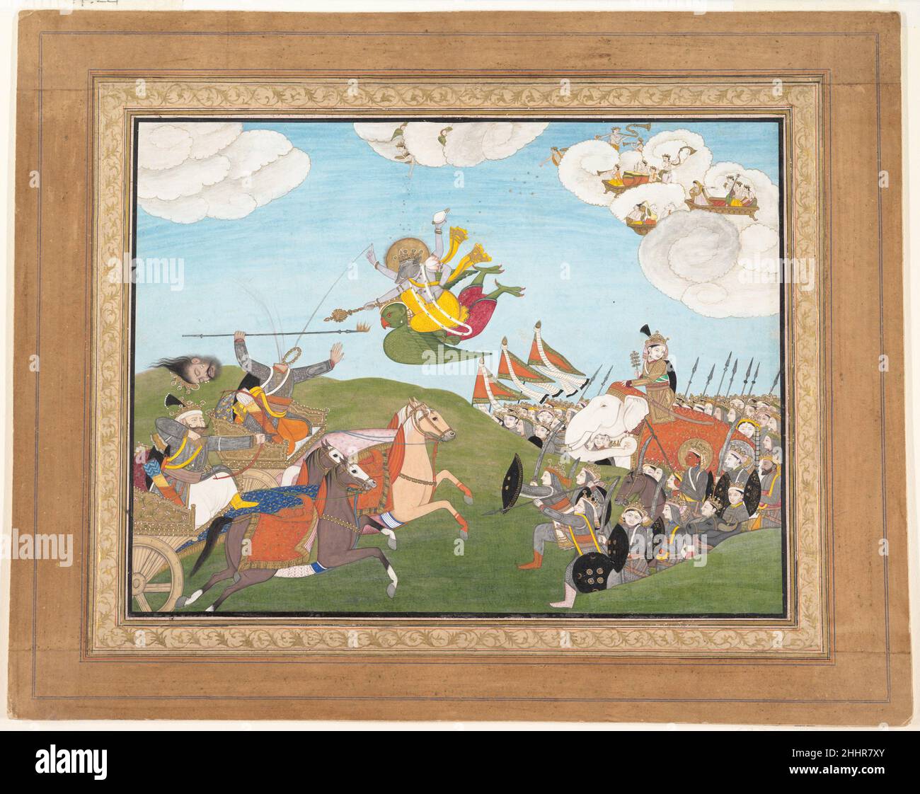 Vishnu as Varaha, the Boar Avatar, Slays Banasur, A Demon General: Page ...