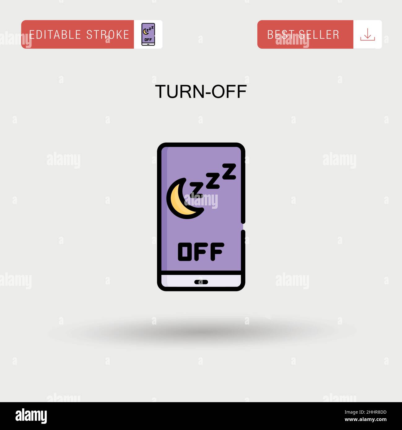 Switch off turn light Stock Vector Images - Alamy