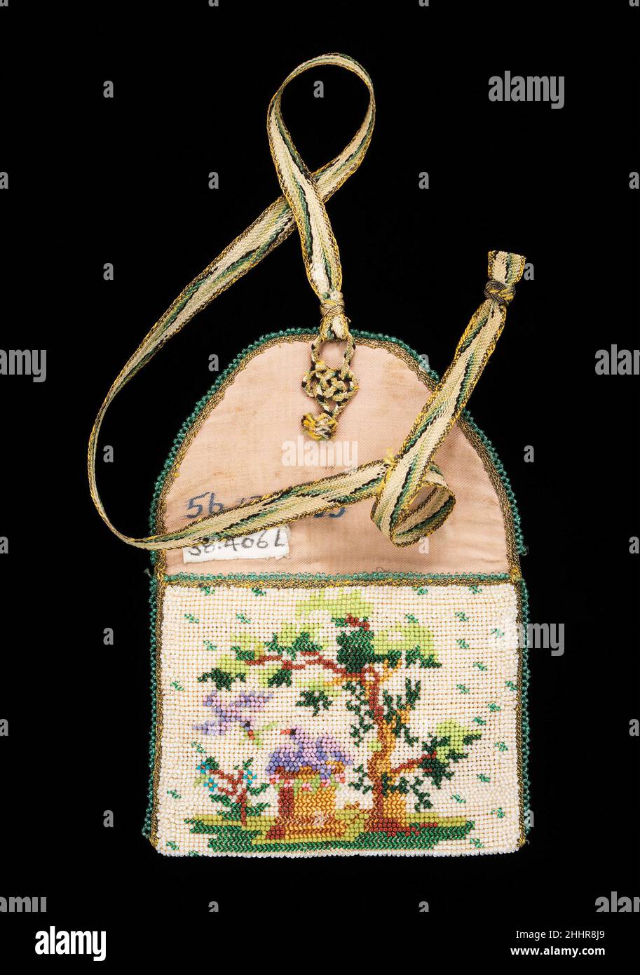 Coin purse 1820–40 Mexican The nesting birds, seen here, convey a ...