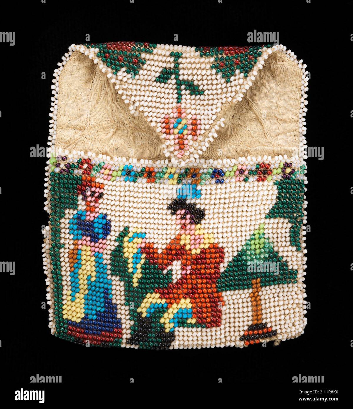 Coin purse 1825–35 Mexican The two female figures seen here are dressed ...