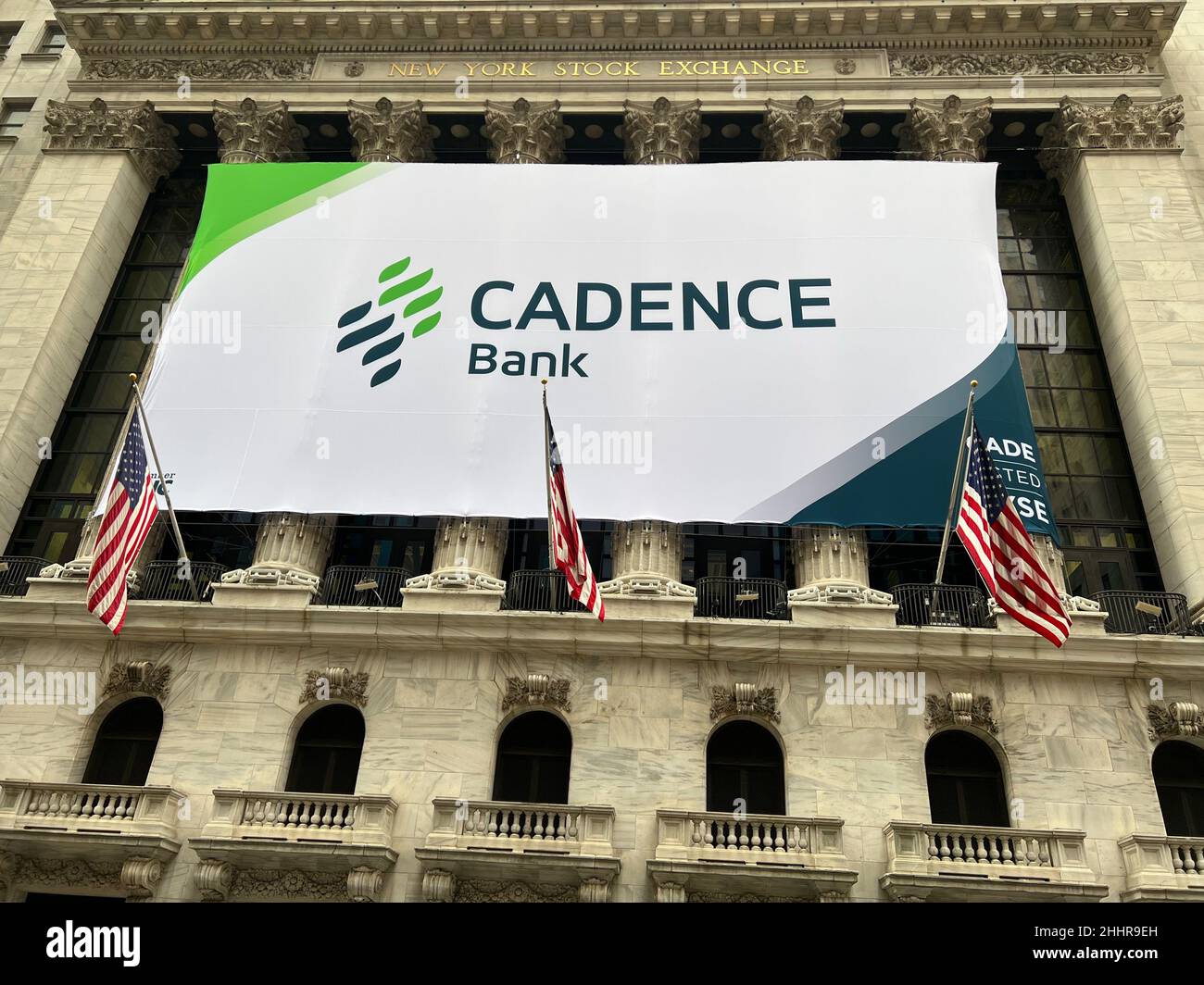 New York, United States. 25th Jan, 2022. Cadence Bank launched its new ...
